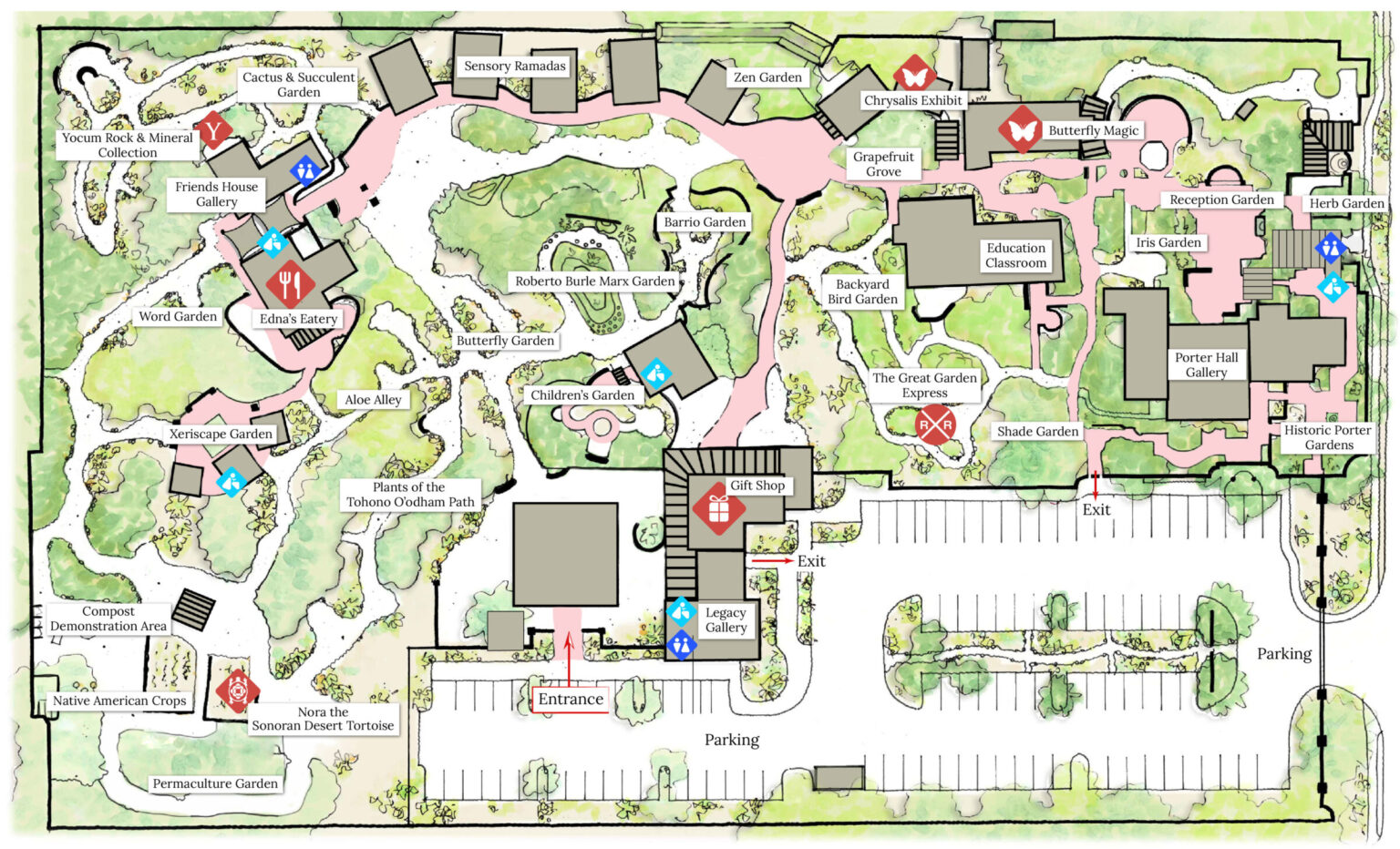 The Gardens & Map - Tucson Botanical Gardens